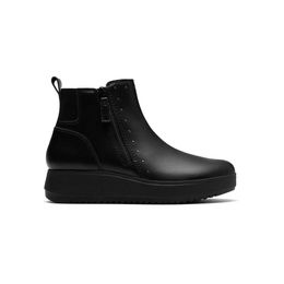 Clarks Leder-Ankle-Boots in Schwarz - 60% | Größe 38 | Stiefeletten