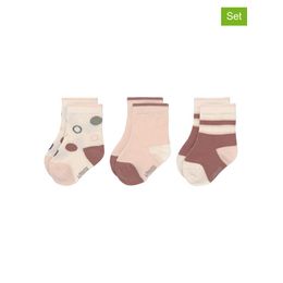 Lässig Lässig 3er-Set: Socken in Creme/ Rosa - 64% | Größe 15-18 | Babysocken-strumpfhosen
