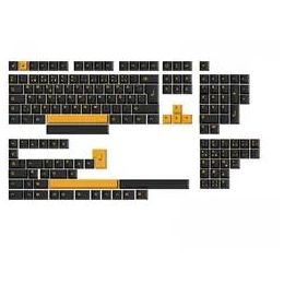 MaxCustom MxG x Milkyway Keycap set (ISO) - Black & Yellow