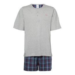 s.Oliver Shorty Herren Gr&ouml;&szlig;e S marine / hellblau / graumeliert / karminrot