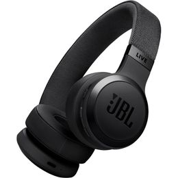 JBL On-Ear-Kopfhörer »LIVE 670NC« Bluetooth On-Ear-Kopfhörer Schwarz Bis zu 65 Stunden Akkulaufzeit mit Schnellladefunktion