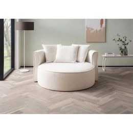 LeGer Home by Lena Gercke XXL-Sessel &raquo;Isalie, Lesesessel, Loveseat, inklusive Zierkissen&laquo; extra gro&szlig;e Sitzfl&auml;che, optional mit Hocker, Cord, Samt, 