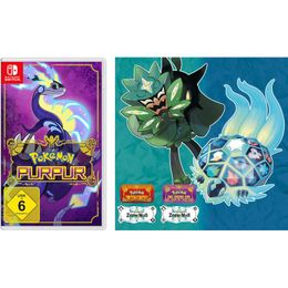 NINTENDO SWITCH Spielesoftware »Pokemon Purpur + Der Schatz von Zone Null DLC« ohne Farbbezeichnung Erlebe neue Geschichten, erforsche neue...