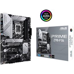 ASUS Mainboard »PRIME Z790-P D4« ATX, PCIe 5.0, DDR4 Speicher, 3x M.2, HDMI, DisplayPort ohne Farbbezeichnung Umfassende Kühlung: Große...