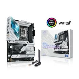 ASUS Mainboard »ROG STRIX Z790-A GAMING WIFI D4« ATX, DDR4 Speicher, 4x M.2, PCIe 5.0, WiFi 6E ohne Farbbezeichnung Vielfältige Konnektivität: USB...