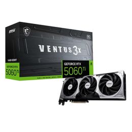 MSI Grafikkarte »GeForce RTX 5060 TI 16G VENTUS 3X OC« ohne Farbbezeichnung