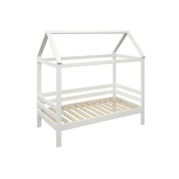 L&uuml;ttenh&uuml;tt L&Uuml;TTENH&Uuml;TT Hausbett &raquo;Alice, Bett, Made in Europe, FSC zertifiziertes Massivholz&laquo; zertifiziertes Massivholz, inklusive Lattenrost wei&szlig;