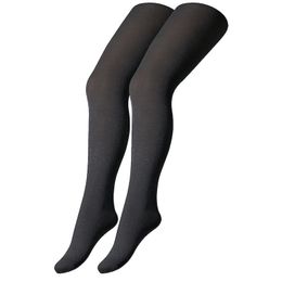 Camano Thermostrumpfhose &raquo;warm & cozy&laquo; 2er Pack, mit nahtloser Verarbeitung dark grey mix 122 (128) 122 (128) Strumpfhose von Camano