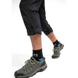 Maier Sports Damen Funktionshose &raquo;Nil&laquo; Herren Wanderhose, atmungsaktive Outdoor-Hose mit Roll up Funktion schwarz 24, Kurzgr&ouml;&szlig;en