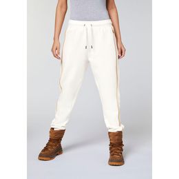 Chiemsee Sweathose Bright White XXL (44) - Normalgr&ouml;&szlig;en Normalgr&ouml;&szlig;en XXL (44) Chiemsee Damen-Jogginghose in dezenter Two-Tone-Optik