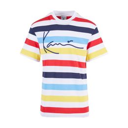 Karl Kani T-Shirt &raquo;Herren KM222-048-1 KK Signature Stripe Tee multicolor&laquo; 1 Stk. multicolor L L KOMFORT OHNE GRENZEN: Genie&szlig;en Sie den ganzen Tag...