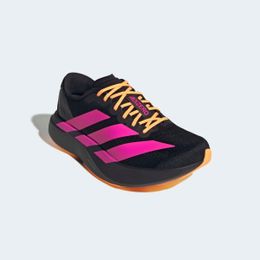 Herren Laufschuh "ADIZERO EVO SL", adidas Performance, Gr. 44,5core schwarz, shock pink, flash orange, Synthetik, Textil, Schuhe, angelehnt an das