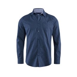 Flanellhemd Stooker Men "HARLEY Hemd Langarm Regular Fit", Herren, Gr. L, US-Gr&ouml;&szlig;en, stripe dots aop, Stoff, 100% Baumwolle, regular fit, Hemden, Langarm Hemd Regular Fit f&uuml;r Herren