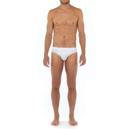 Minislip HOM "Tencel soft", Herren, Gr. XXL, wei&szlig;, Obermaterial: 97% Lyocell, 3% Elasthan, k&ouml;rpernah, Unterhosen, ultra-bequem, elastisch, flacher Bund, weich