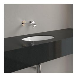 Villeroy & Boch Villeroy und Boch Loop & friends Unterbauwaschbecken 4A5301R1 oval, ohne Hahnlochbank, mit &Uuml;berlauf, 43 x 28,5 cm, wei&szlig; C-plus
