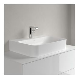 Villeroy & Boch Villeroy und Boch Finion Waschtisch 41686LRW 600 x 470 x 164 mm, ohne Überlauf, Unterseite geschliffen, Stone White CeramicPlus