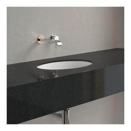 Villeroy & Boch Villeroy und Boch Loop & friends Unterbauwaschbecken 4A5301RW oval, ohne Hahnlochbank, ohne &Uuml;berlauf, 43 x 28,5 cm, stone white C-plus
