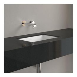 Villeroy & Boch Villeroy und Boch Loop & friends Unterbauwaschbecken 4A5601RW ohne Hahnlochbank, ohne &Uuml;berlauf, 45 x 28 cm, stone white C-plus