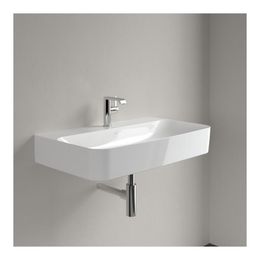Villeroy & Boch Villeroy & Boch Finion Waschtisch 416884R1 800 x 470 x 165 mm, mit verdecktem Überlauf, Weiß Alpin CeramicPlus