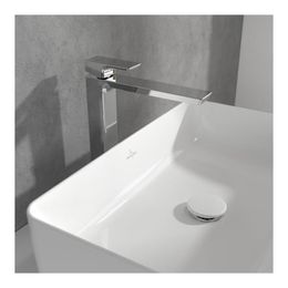 Villeroy & Boch Villeroy und Boch Subway 3.0 Einhebel-Waschtischarmatur TVW11200400061 erh&ouml;ht, ohne Ablaufgarnitur, chrom