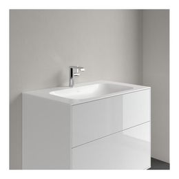 Villeroy & Boch Villeroy und Boch Finion M&ouml;belwaschtisch 416484RW 800 x 500 x 160 mm, mit verdecktem &Uuml;berlauf, Stone White CeramicPlus