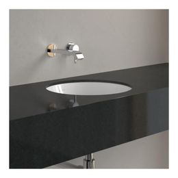 Villeroy & Boch Villeroy und Boch Loop & friends Unterbauwaschbecken 4A5201R1 rund, ohne Hahnlochbank, ohne &Uuml;berlauf, &Oslash; 38 cm, wei&szlig; C-plus