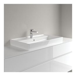 Villeroy & Boch Villeroy und Boch Collaro Schrankwaschtisch 4A338G01 800 x 465 x 160 mm, mit &Uuml;berlauf, Unterseite geschliffen, Wei&szlig; Alpin