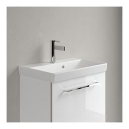 Villeroy & Boch Villeroy und Boch Avento Waschtisch Compact 4A0055RW 550 x 370 x 180 mm, mit &Uuml;berlauf, Stone White CeramicPlus