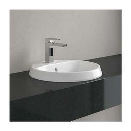 Villeroy & Boch Villeroy und Boch Architectura Einbauwaschbecken 5A6546R1 450 x 450 x 170 mm, Wei&szlig; Alpin CeramicPlus, ohne &Uuml;berlauf, Unterseite nicht glasiert
