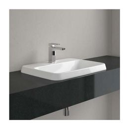 Villeroy & Boch Villeroy und Boch Architectura Einbauwaschbecken 5A6761R1 600 x 450 x 170 mm, Wei&szlig; Alpin CeramicPlus, ohne &Uuml;berlauf, Unterseite nicht glasiert
