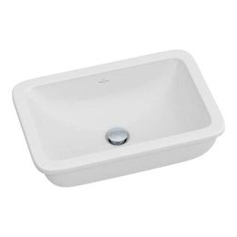 Villeroy & Boch Villeroy und Boch LOOP & FRIENDS Unterbau-Waschtisch 61630101 54 x 34 cm, weiß, ohne Hahnlochbank, ohne Überlauf