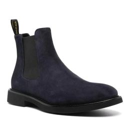 Doucals Doucal's Stiefel - Midnight Blue Suede Boots - Gr. 41 (EU) - in Blau - für Damen