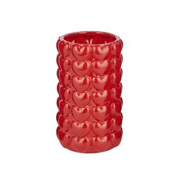 Butlers Vase STATEMENT Herzen in Rot | Gr.: onesize