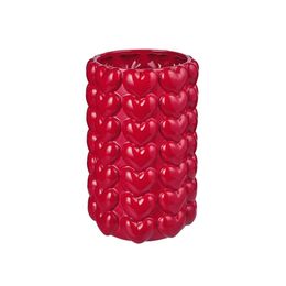 Butlers Vase STATEMENT Herzen in Rot | Gr.: onesize