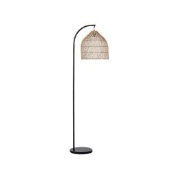 Beliani Stehleuchten BERNICA in Braun/Schwarz - (W) 36 x (H) 165 x (L) 36 cm | Gr.: onesize