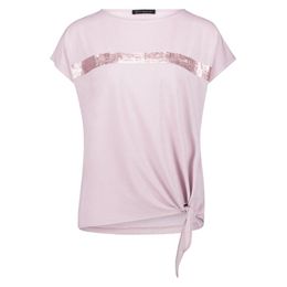 Betty Barclay Halbarm-Shirt mit Schleifenknoten in Pink Nectar | Gr.: 42