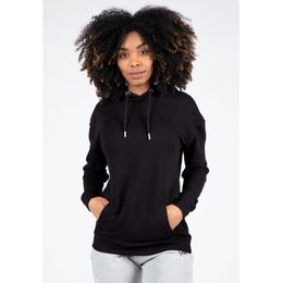 Gorilla Wear Übergroßer Damen-Hoodie - Crowley - Schwarz | Gr.: XS