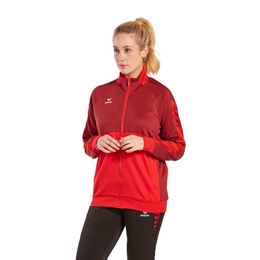 Erima Unisex Erwachsene Six Wings Worker Jacke, Trainingsjacke in rot/bordeaux | Gr.: XXL
