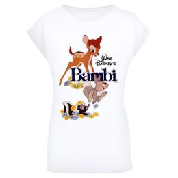 F4NT4STIC T-Shirt Bambi Poster in wei&szlig; | Gr.: M