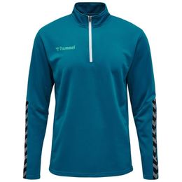 Hummel Halbrei&szlig;verschluss Sweatshirt Hmlauthentic Kinder in CELESTIAL | Gr.: 128