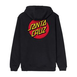 Santa Cruz Hoodie "Classic Dot Chest Hood" in Schwarz | Gr.: M