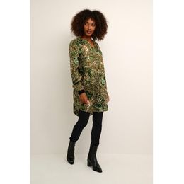Kaffe Tunika KAwiona Regular fit in Green - Leo/Paisley Print | Gr.: L