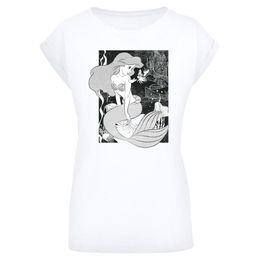 F4NT4STIC T-Shirt Disney Arielle die Meerjungfrau in wei&szlig; | Gr.: 4XL