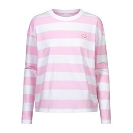 Mey Pajama Shirt 'Streaked Lines' female Pink size L