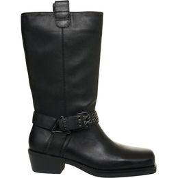 Liu Jo Stiefel - Leather texan boots - Gr. 41 (EU) - in Schwarz - f&uuml;r Damen