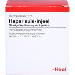 Heel Hepar Suis Injeel Ampullen 10 St