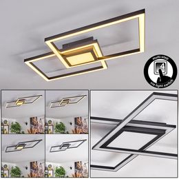 hofstein Torresella Deckenleuchte LED Schwarz, 1-flammig