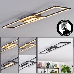 hofstein Torresella Deckenleuchte LED Schwarz, 1-flammig