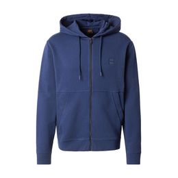 BOSS Zip-Up Hoodie 'Zetalky' male Blue size S