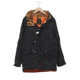 Alpha Industries Jacke Herren Größe L Second Hand schwarz